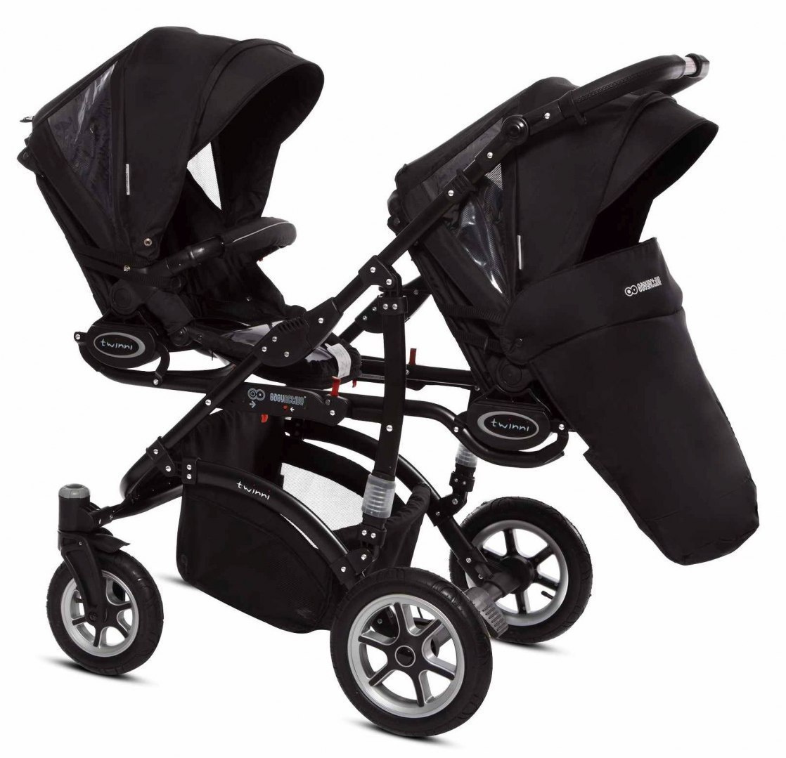 TWINNI PREMIUM 2w1 BabyActive wózek bliźniaczy głęboko-spacerowy - 07 ...
